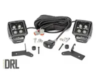 70052DRLA | Rough Country 2 inch Square Cree LED Lights
