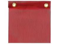 FG400CR | Grommet Mesh Safety Flag | Red
