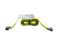 573.A227FH | 2 Inch Ratchet Strap Assembly | 27 Feet with Flat Hooks