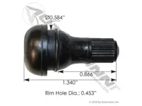 TR412 | Automann Rubber Valve Stem | 0.86 Inch