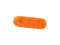 6464A | 10 Diode Amber Oval Sealed LED Auxiliary Lamp