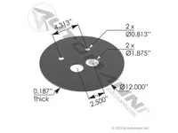 MHT2129 | Air Spring Mounting Plate | Hendrickson