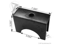 M17742 | Hutch Axle Seat | 5 Inch Round