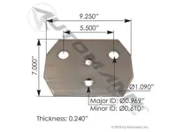 MHS761 | Air Spring Mounting Plate